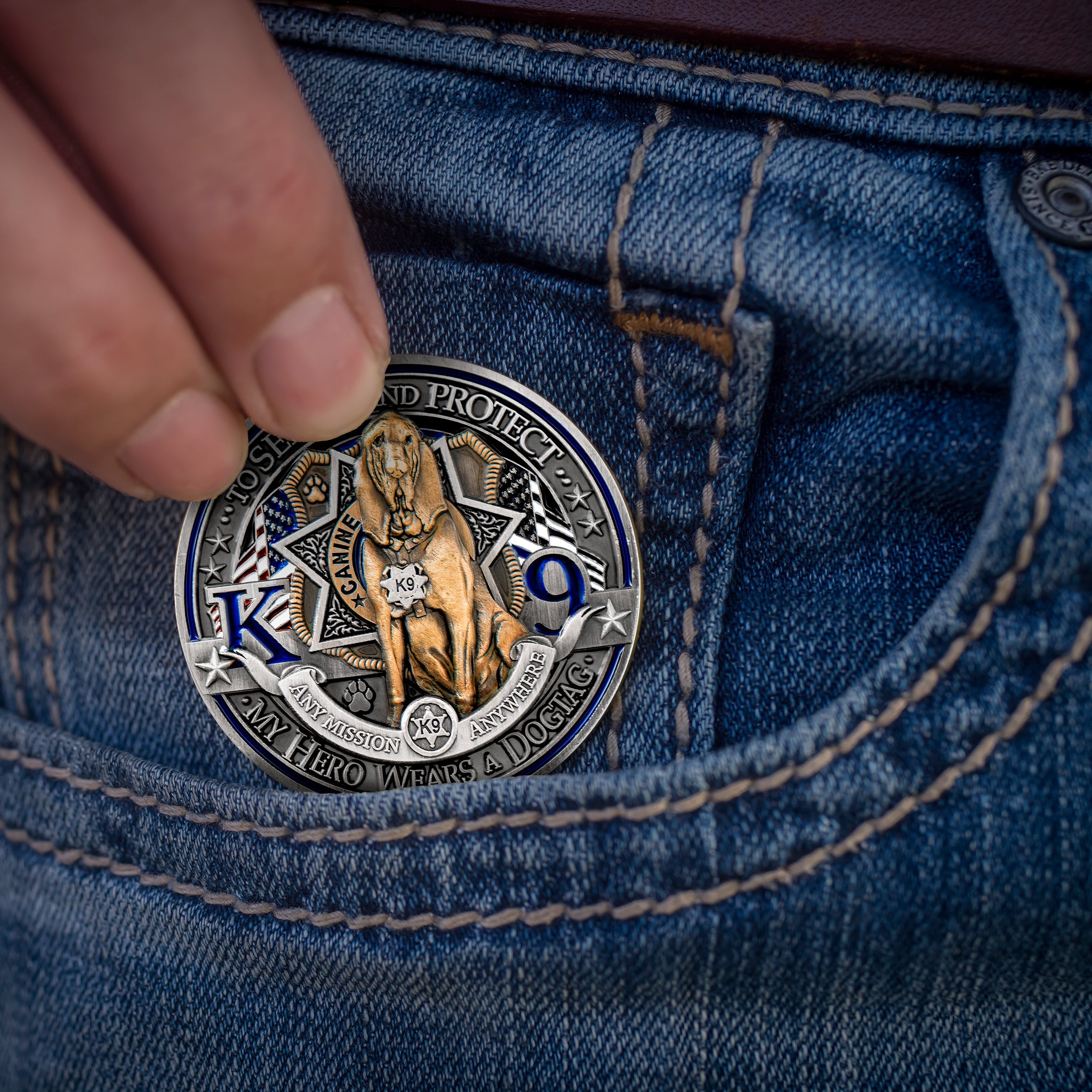 Law Enforcement K9 Canine Double Coin Gift Box Set | Armor Coin