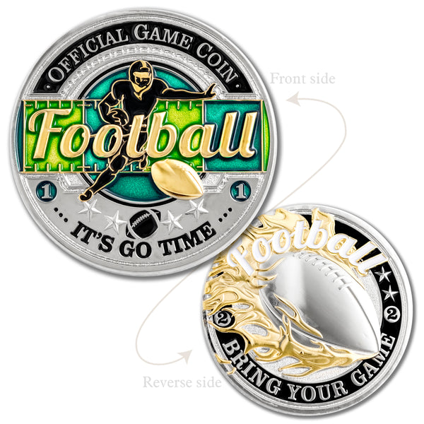 Football Sports Official Game 2 Coin Gift Box Set | Armor Coin