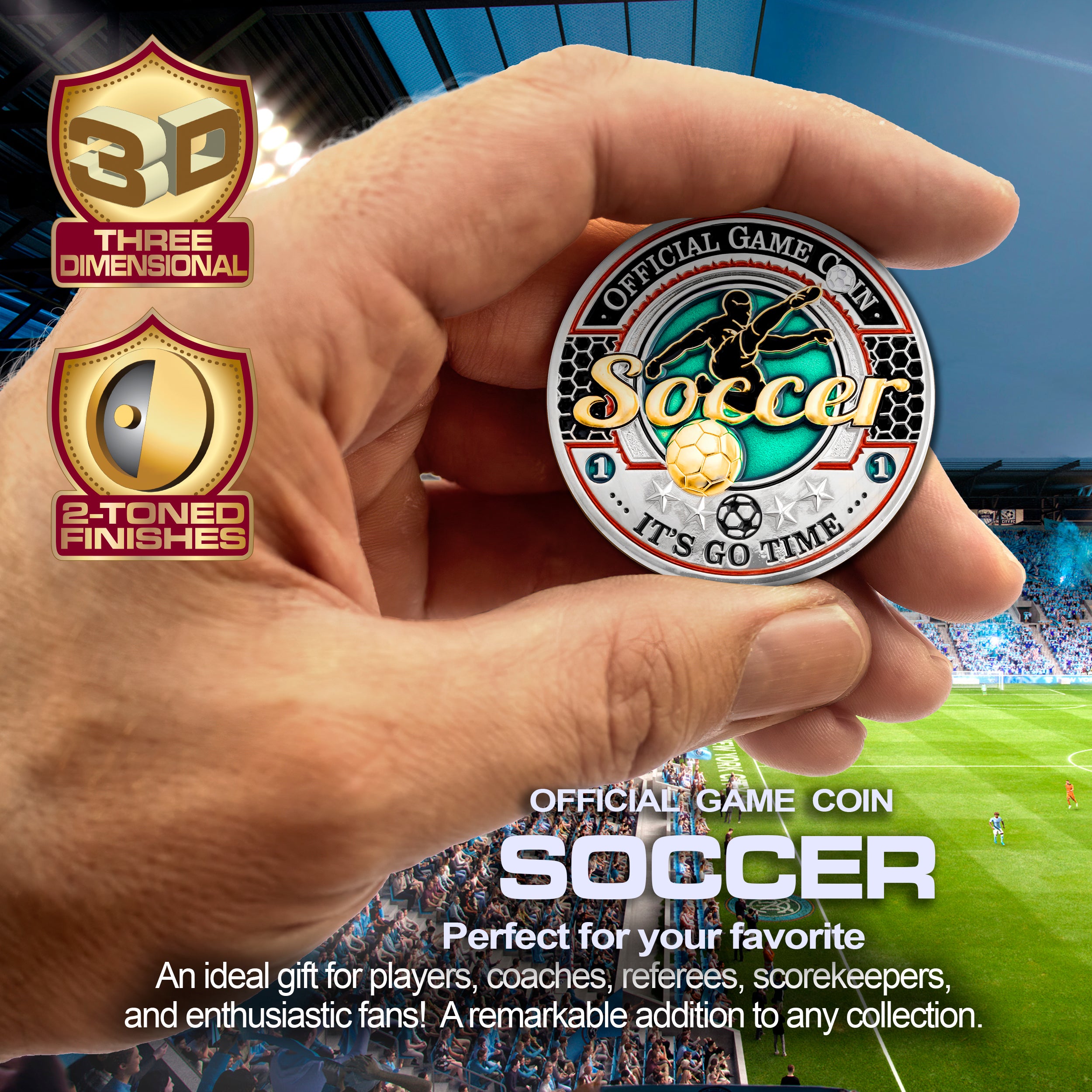 Soccer Sports Official Game Commemorative Coin | Armor Coin