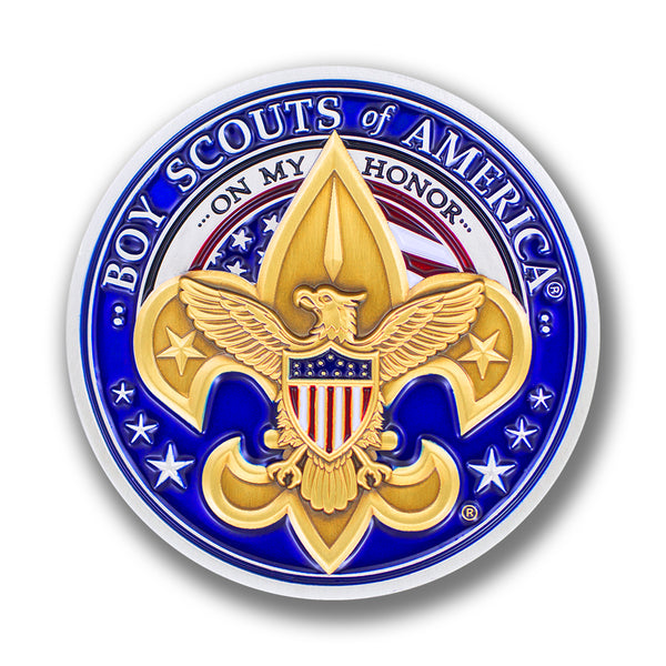 Boy Scout Commemorative Coin and Keychain | Armor Coin
