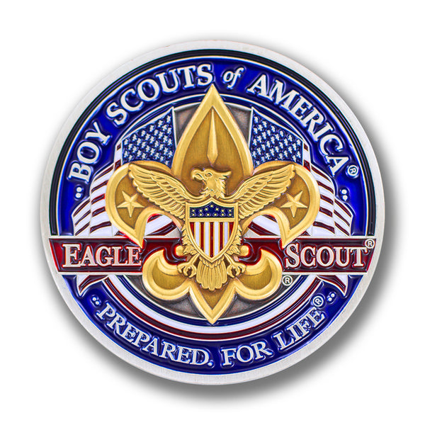 Eagle Scout BSA Challenge Coin | Armor Coin