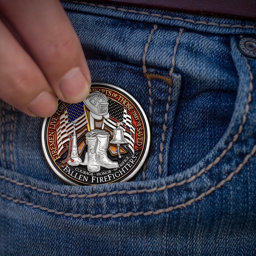 Fallen Firefighter Challenge Coin · Last Alarm | Armor Coin