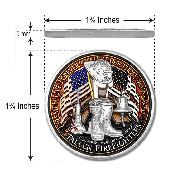 Fallen Firefighter Challenge Coin · Last Alarm | Armor Coin