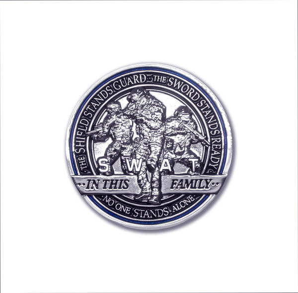 SWAT Challenge Coin in Deluxe Box Set | Armor Coin