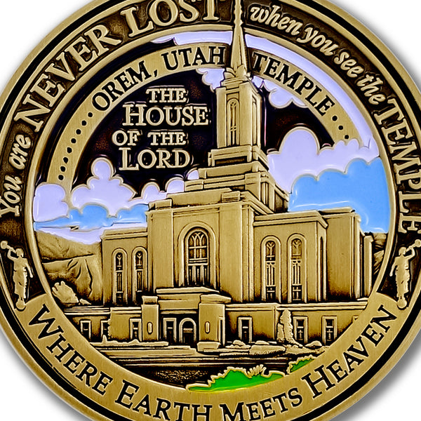 Orem Utah LDS Temple Medallions Tin Box set | Armor Coin
